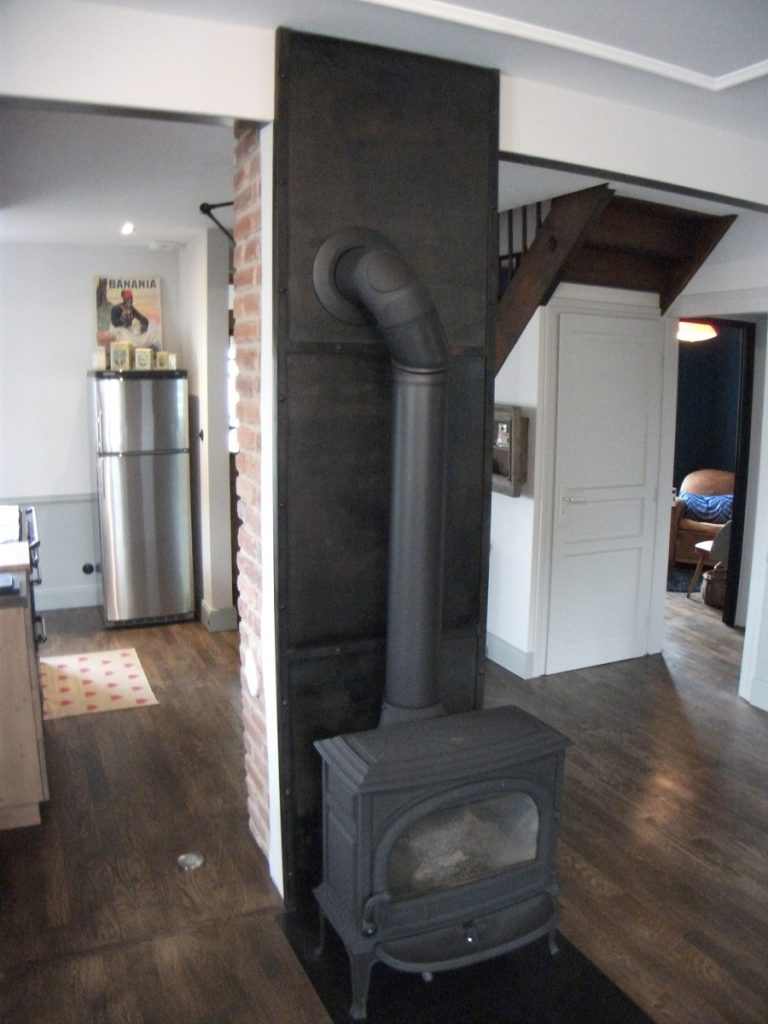 Habillage de cheminée - Feu Fer Forge